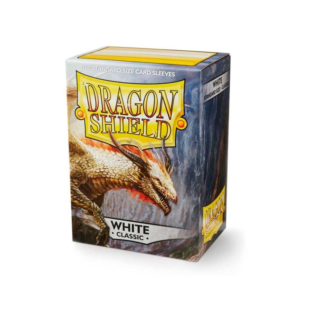 UNIT Dragon Shield Classic – White (100 ct. in box) – Triple Helix Wargames